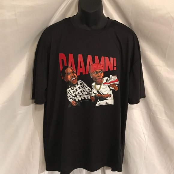 Shirts | Nike Shoe Print Daaamn Novelty Friday Scene Tee Shirt 33 ...
